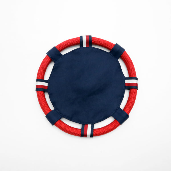 Tommy Hilfiger Dog Squeaky Rope Frisbee